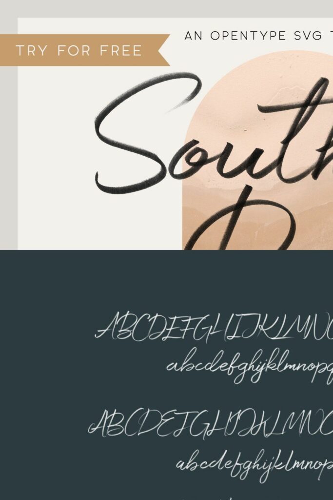 Southern Bay - Opentype SVG Typeface – MasterBundles