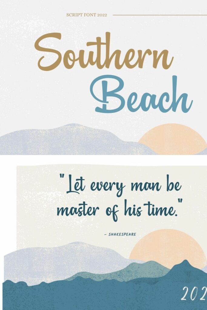 Southern Beach - Script Font – MasterBundles
