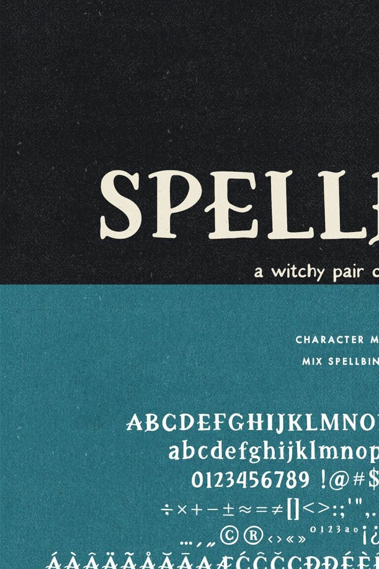 Spellbind — A Witchy Font Pair – MasterBundles