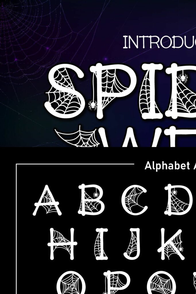 Spider Web Fonts – MasterBundles