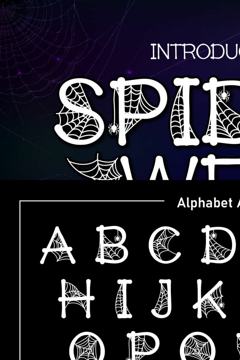 Spider Web Fonts – MasterBundles