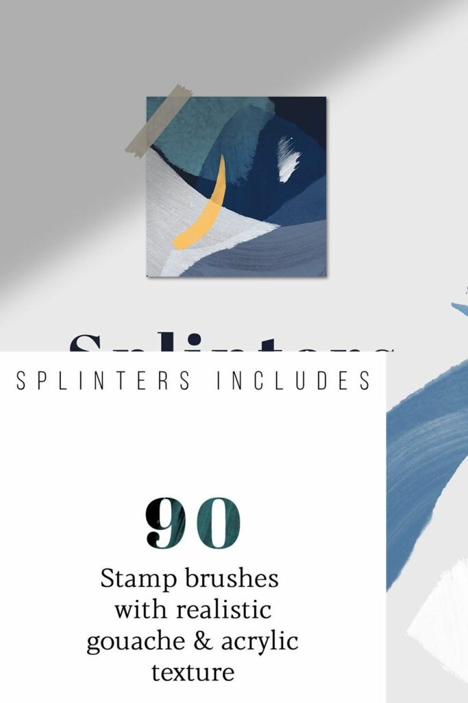 SPLINTERS Procreate Photoshop Stamps – MasterBundles
