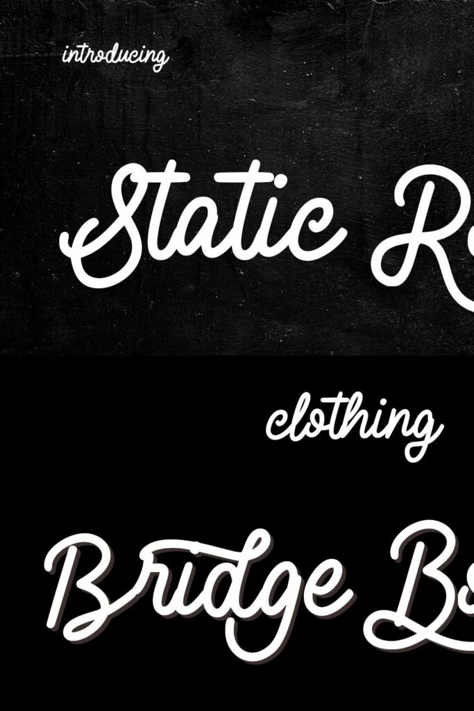 Static Room Cursive Script Font – MasterBundles