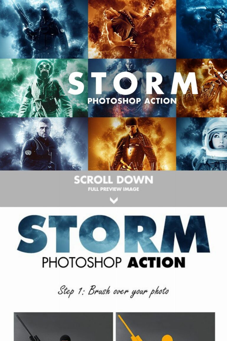 Storm Photoshop Action – MasterBundles