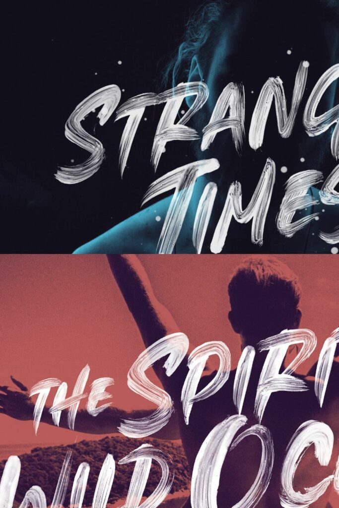 Stranger Times - OpenType SVG Font – MasterBundles