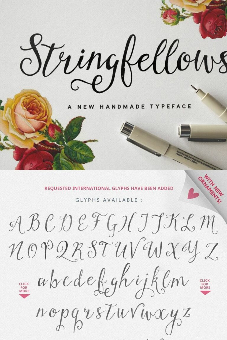 Stringfellows Typeface – MasterBundles