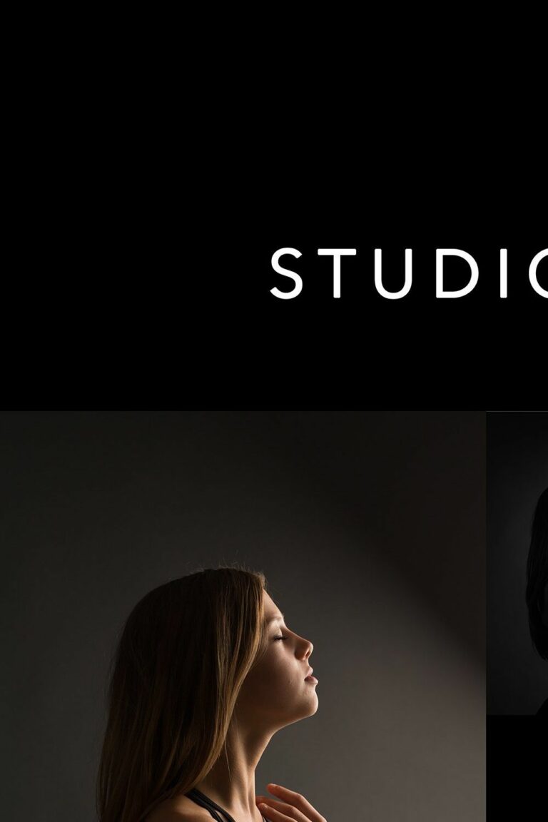Studio Portrait Low Key BW Presets – MasterBundles