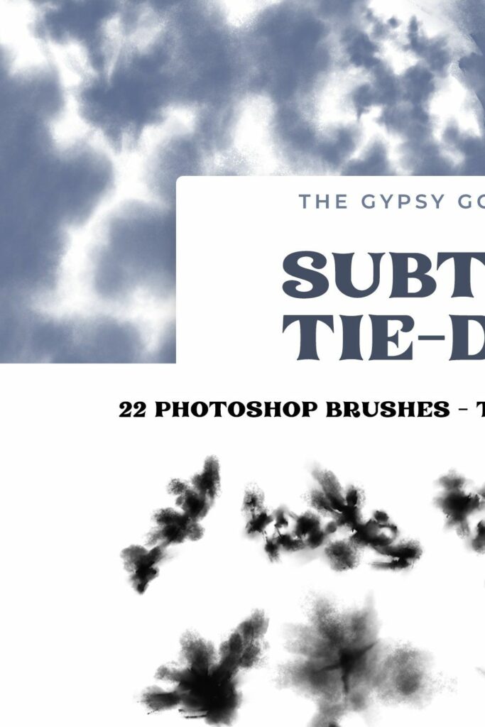 Subtle Tie-Dye Photoshop Brushes – MasterBundles
