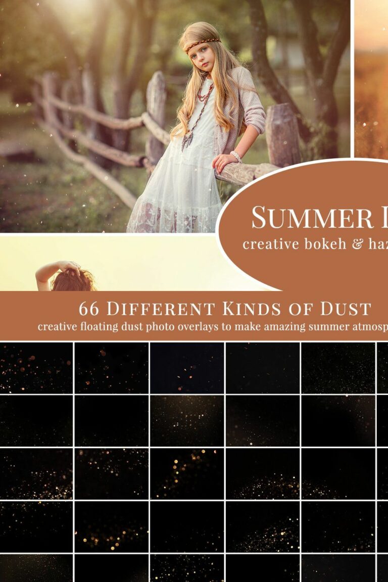Summer Dust photo overlays – MasterBundles