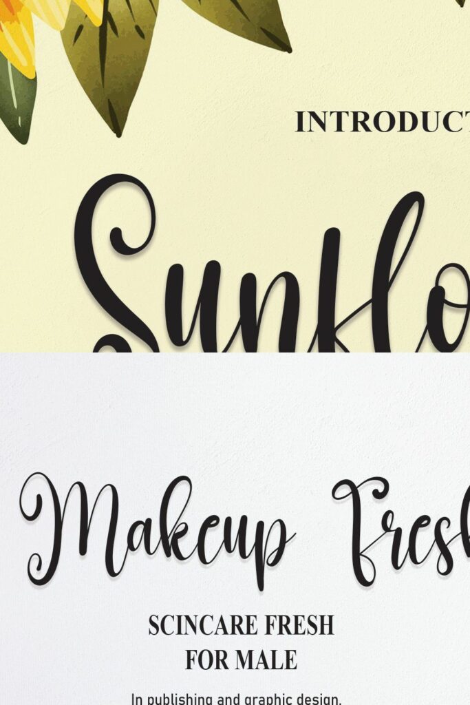 Sunflower | Script Font – MasterBundles