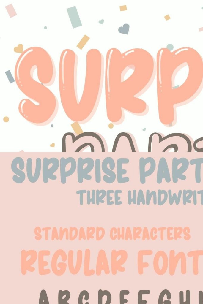 Surprise Party, Fun Party Font – MasterBundles