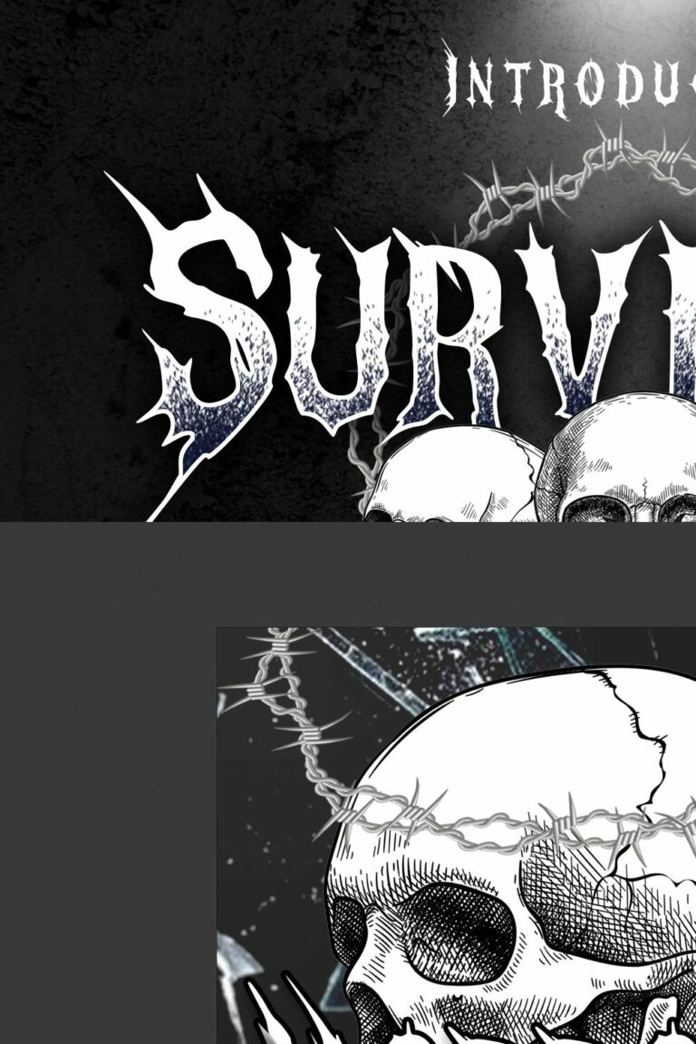 SURVIVOR METAL FONT – MasterBundles