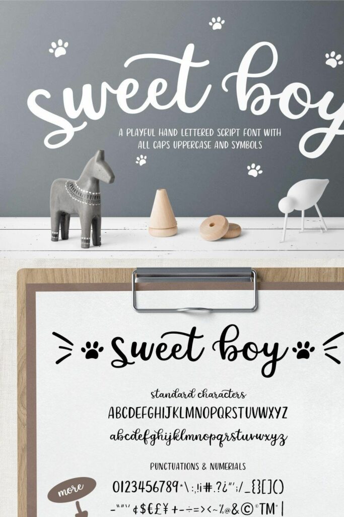 Sweet Boy Script Font – MasterBundles