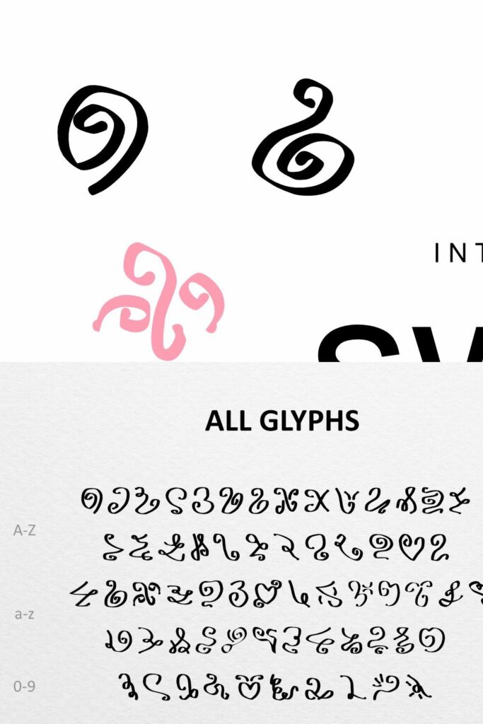 Swirly Dingbat – MasterBundles