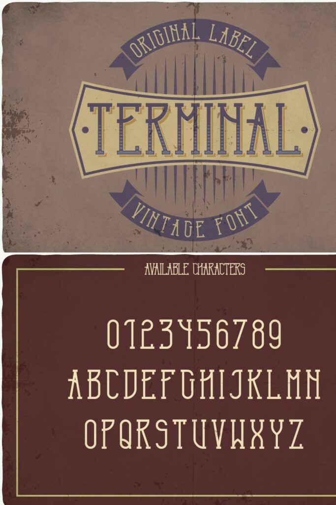 Terminal typeface – MasterBundles