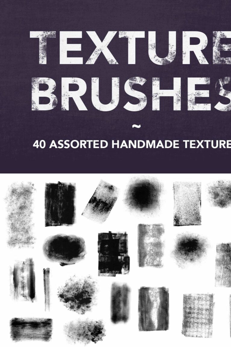 Texture Brush Photoshop Brushes – MasterBundles