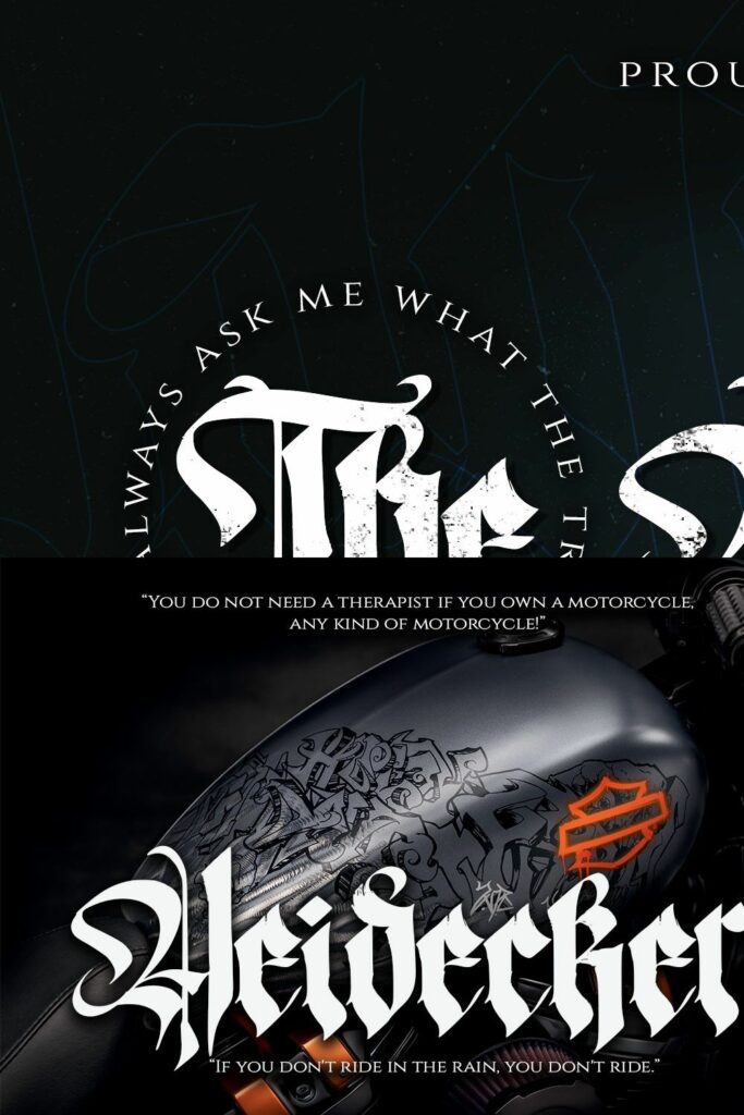 The Magician - Blackletter Typeface – MasterBundles