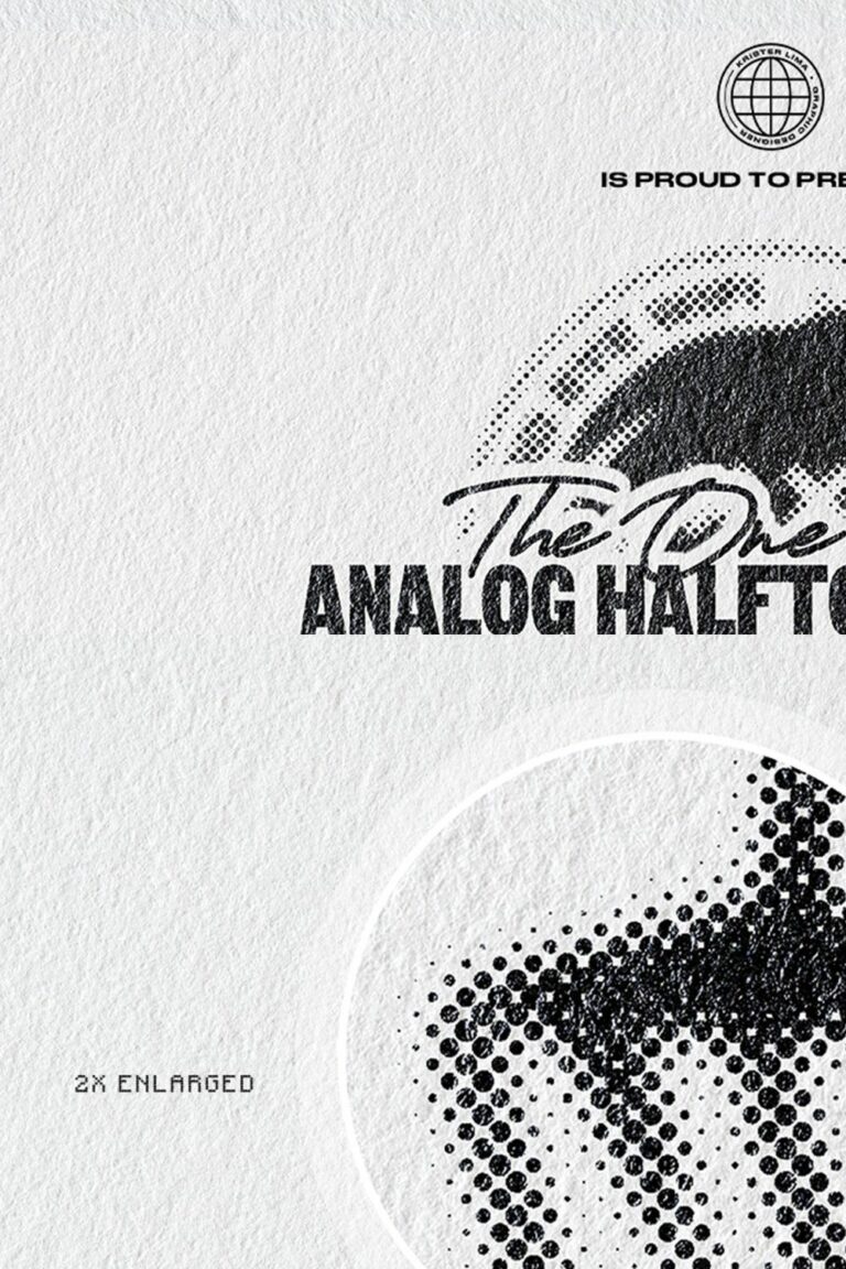 The One Click Analog Halftone Maker – MasterBundles