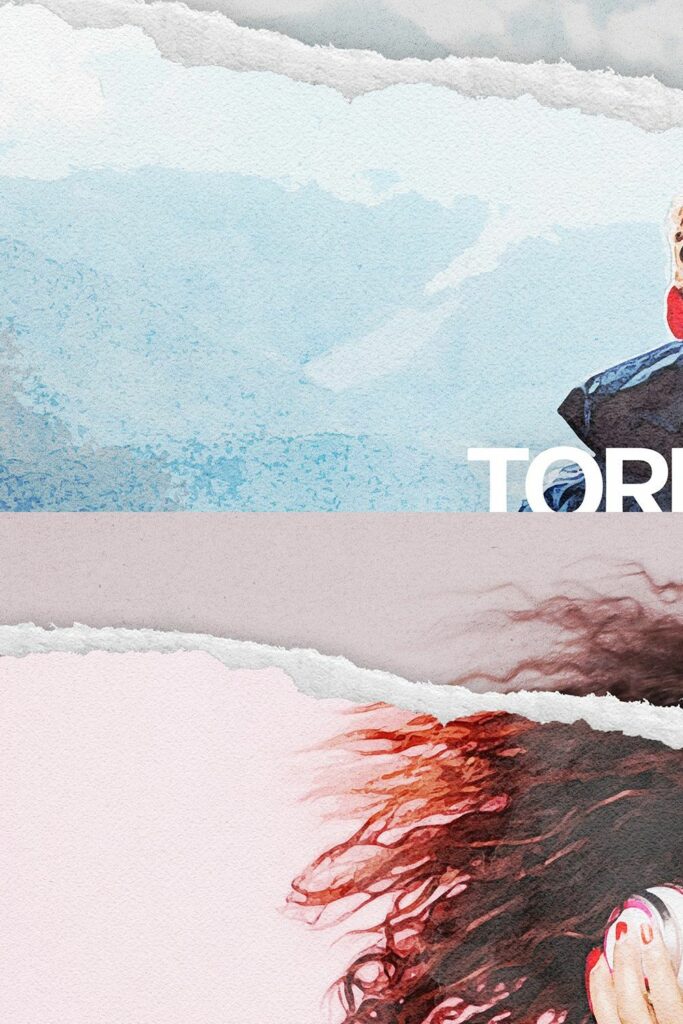Torn Paper Aquarelle Effect – MasterBundles