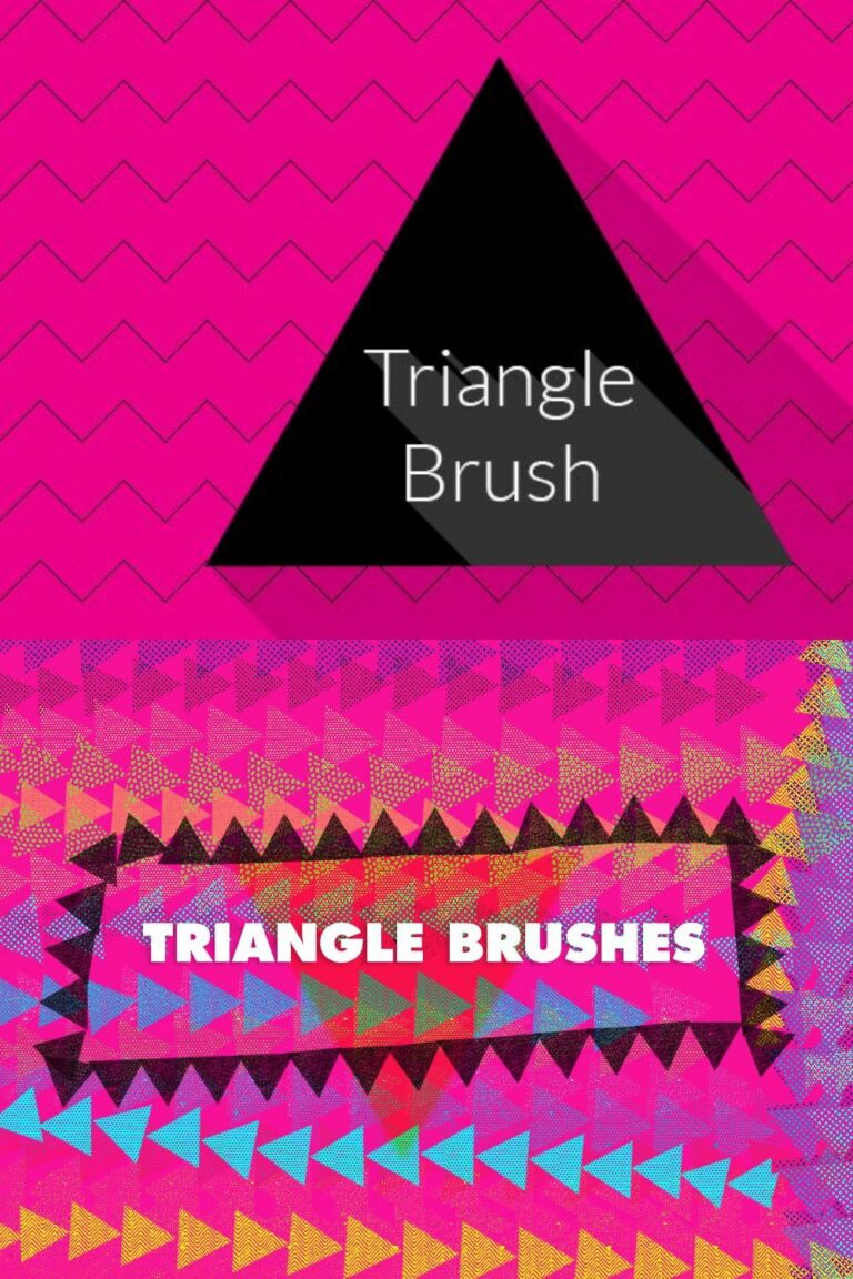 Triangle Brush Photoshop – MasterBundles