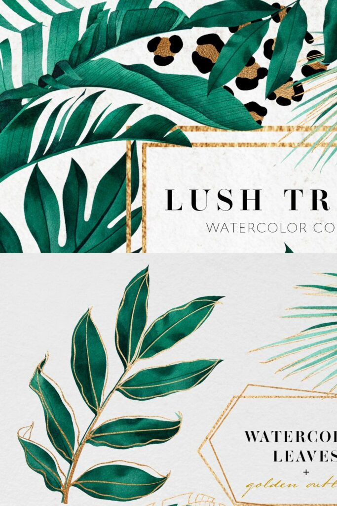Tropical watercolor collection – MasterBundles