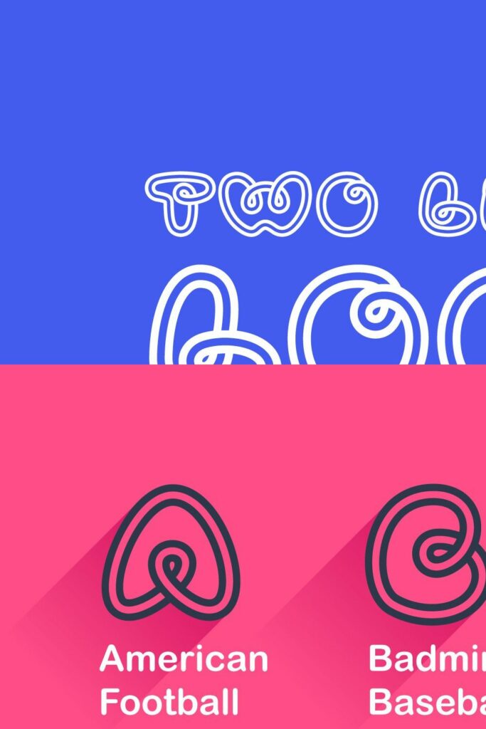 Two Lines Loop font – MasterBundles