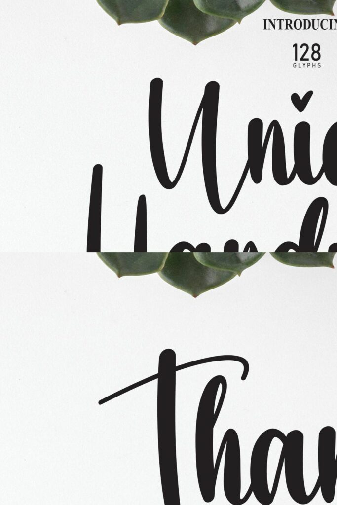 Unique Handmade | Script Font – MasterBundles