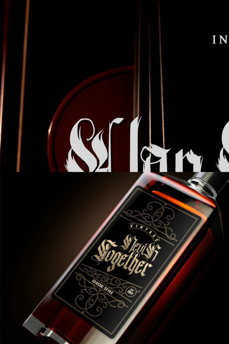 Van Blessing - Blackletter Typeface – MasterBundles