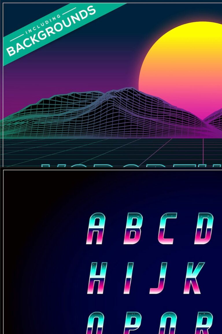 Vaporfuturism OTF Retro Wave Font – MasterBundles