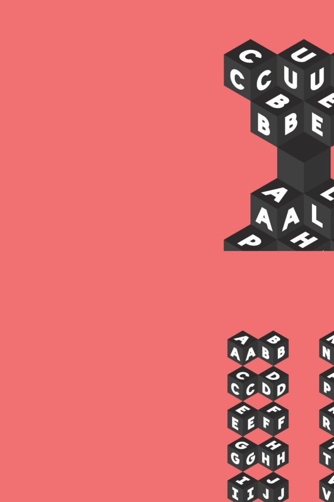 Vector Alphabet. Cube – MasterBundles