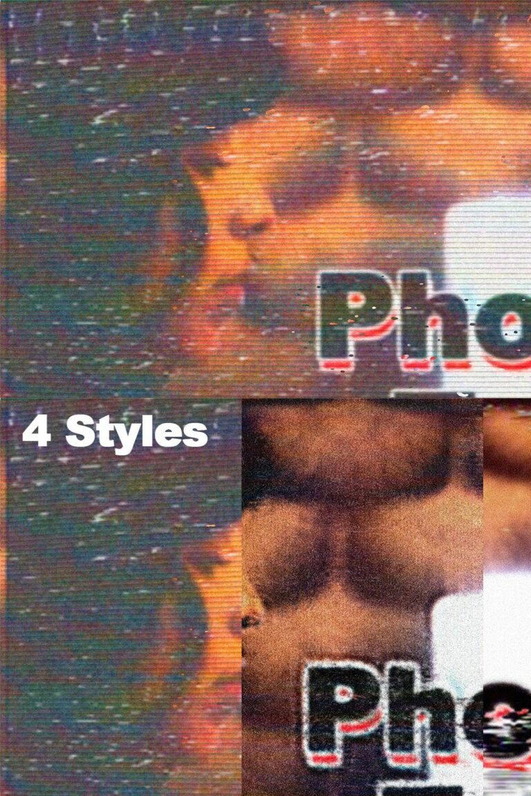 VHS Photoshop Template – MasterBundles