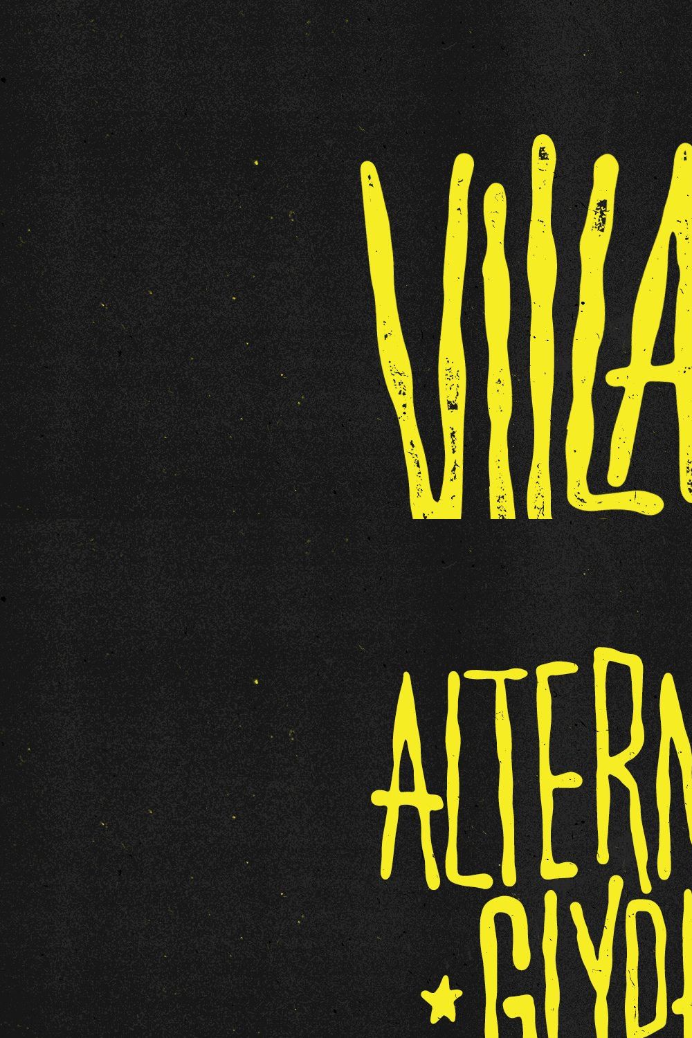 Villain — Multi-Alternate Glyph Font – MasterBundles