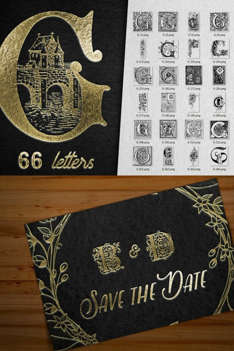 Vintage Letter G Vector And PNG – MasterBundles