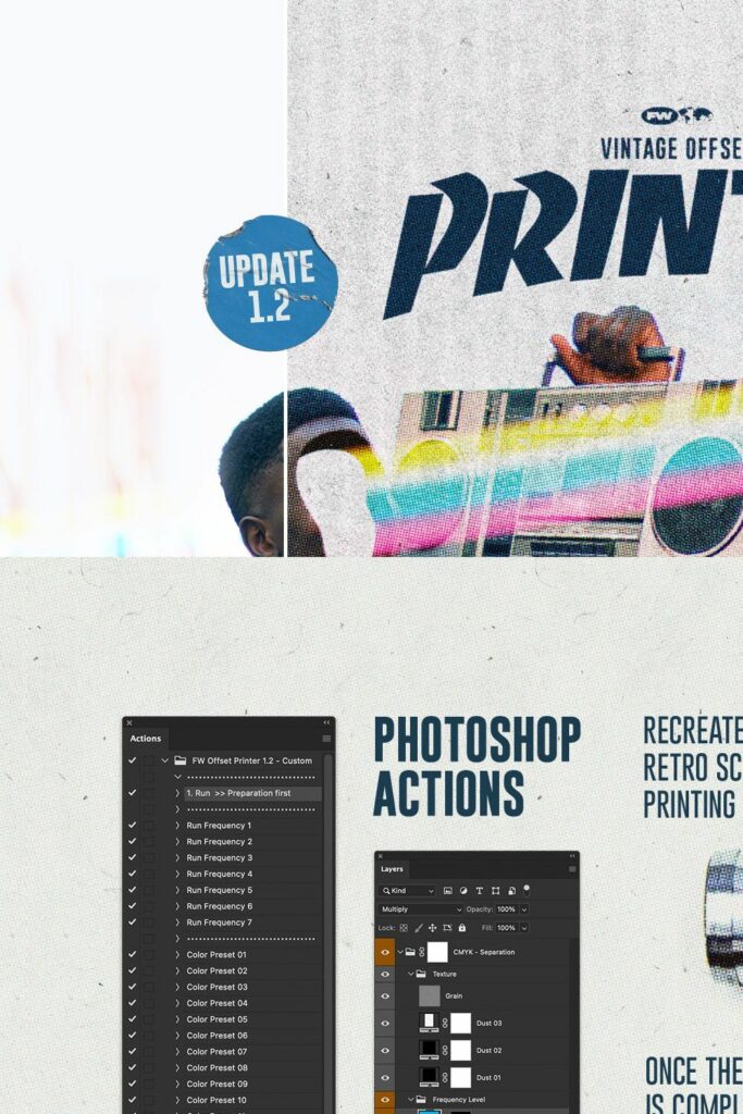 Vintage Offset Printer – MasterBundles