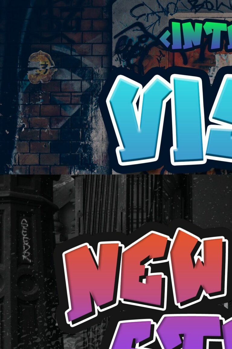 Visual Street - Graffiti Font – MasterBundles