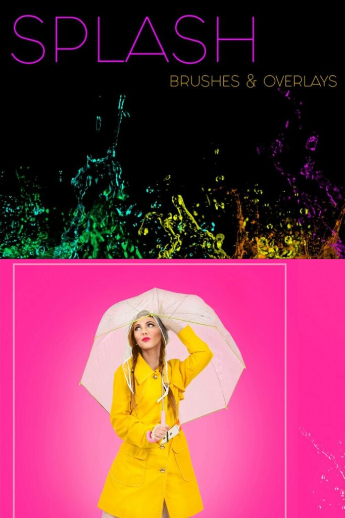 Water Splash Brushes & Overlays – MasterBundles