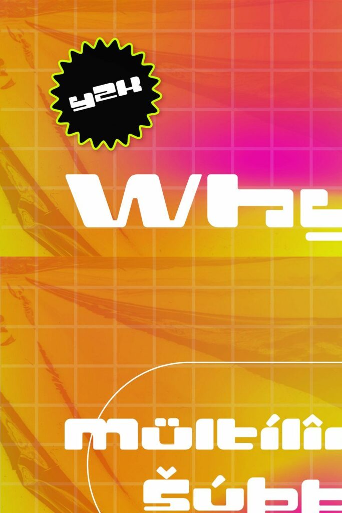 Why2K - Nostalgic 2000s Font – MasterBundles