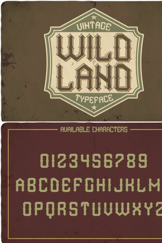 Wild Land typeface – MasterBundles