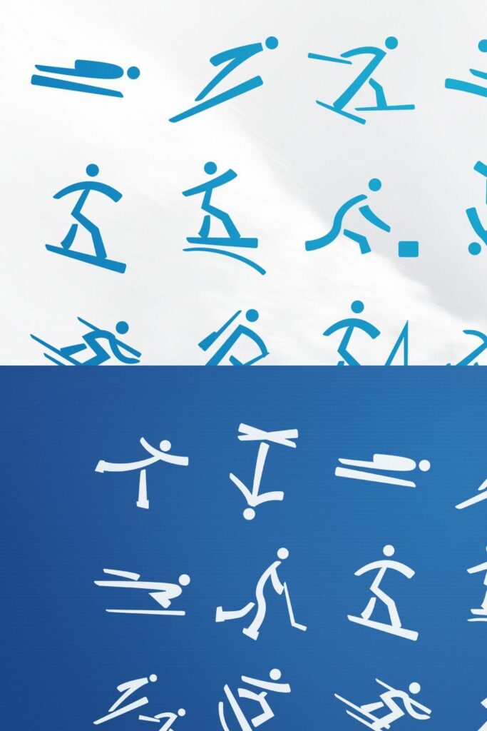Winter Olympic Pictograms Font – MasterBundles