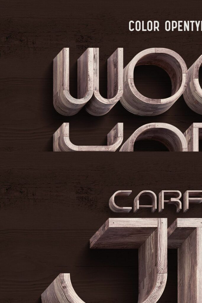 Wood Yard - Color Font – MasterBundles
