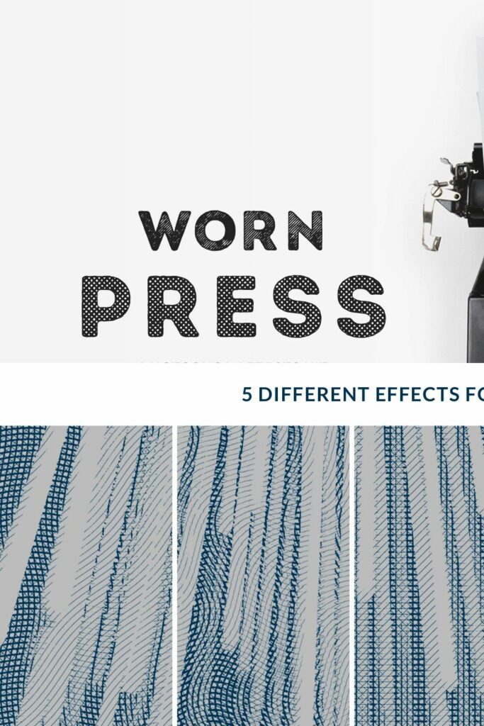 Worn Press Photoshop Effects Kit – MasterBundles