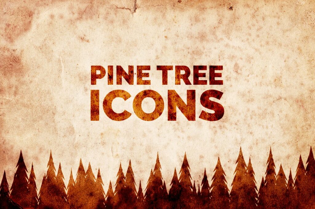 Mountain Pine Tree Icons – MasterBundles