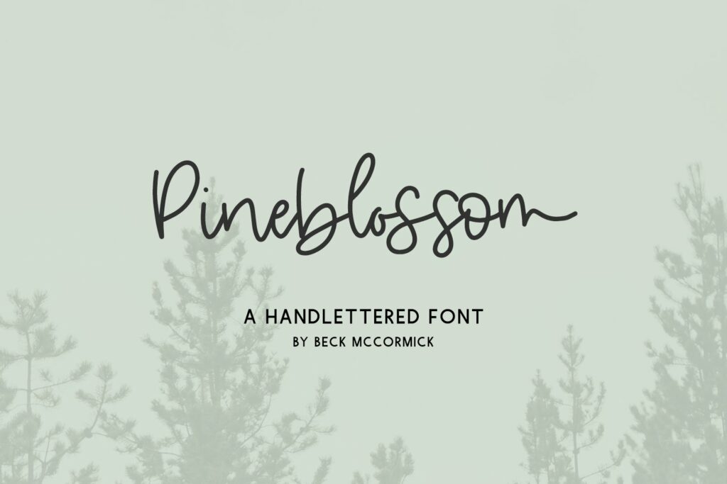 Pineblossom Script – MasterBundles