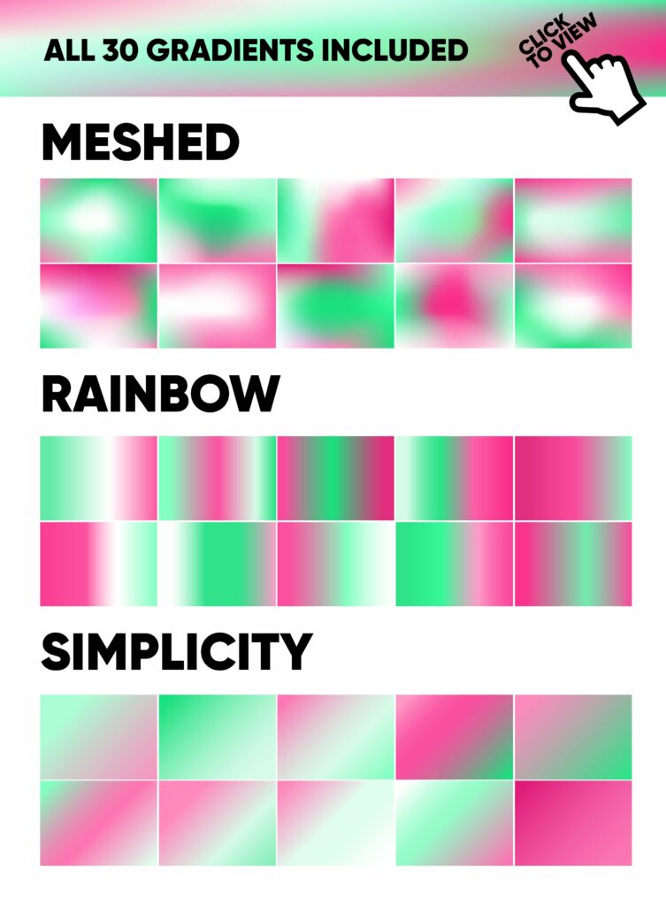 Pinky Green Gradients – MasterBundles