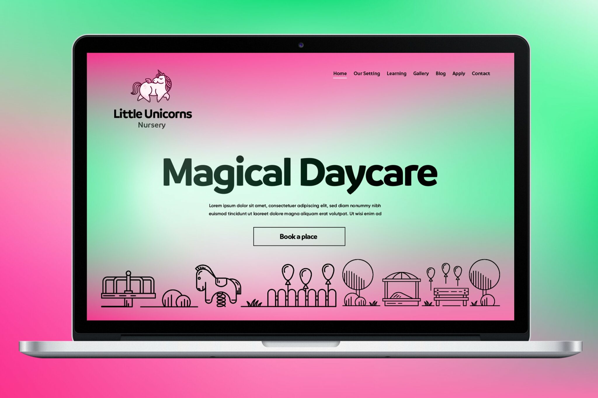 Pinky Green Gradients – MasterBundles