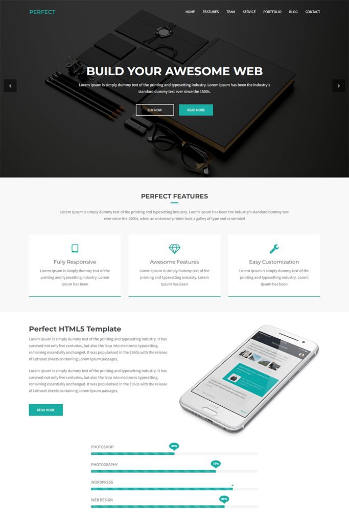 Corporate Business Website HTML Template - MasterBundles