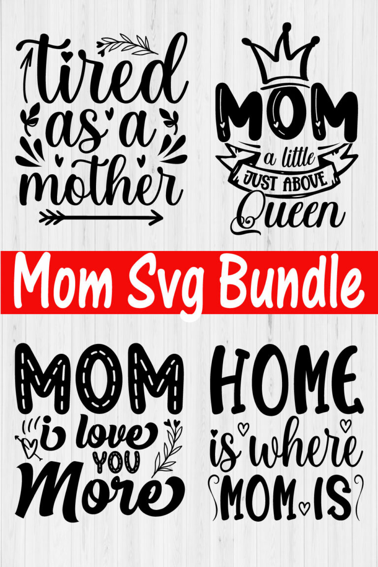 Mom Svg Typography Design Vol.17 - MasterBundles