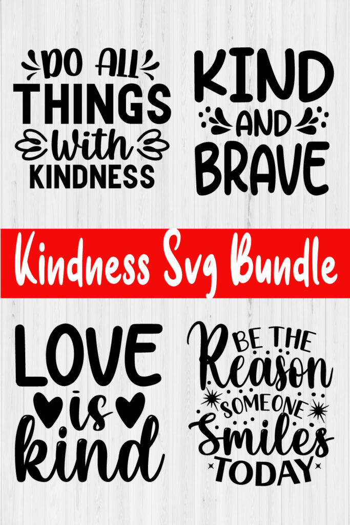 Kindness Svg Bundle Vol.1 - MasterBundles