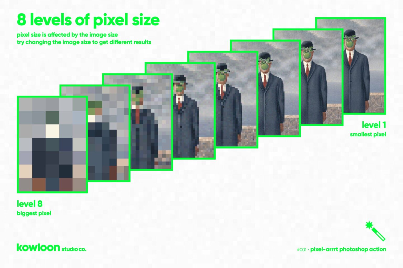Pixel Art Photoshop Action – MasterBundles