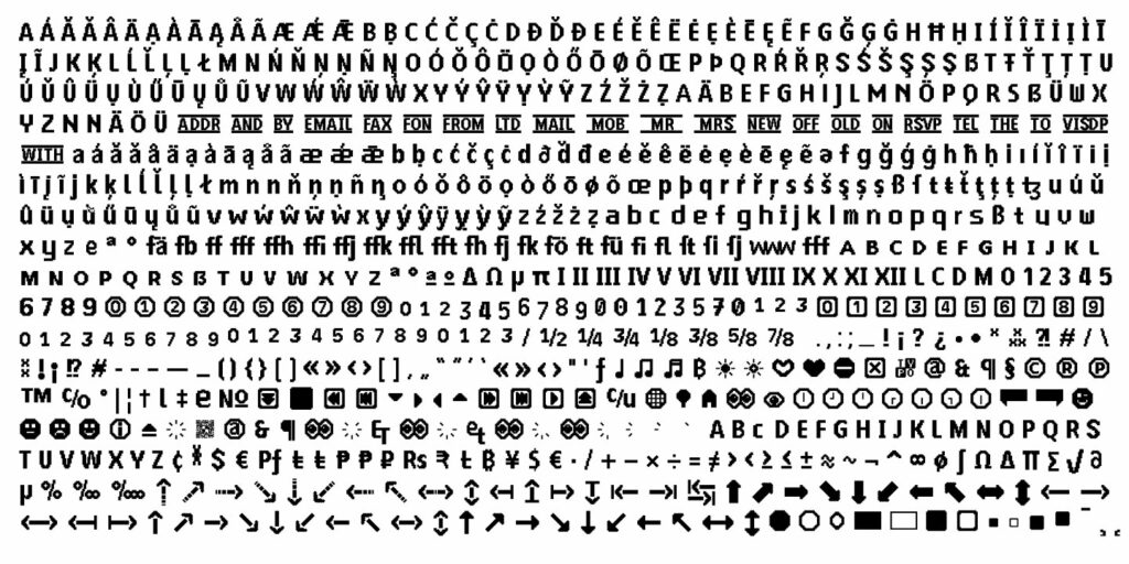 FONT | PIXEL pattern – MasterBundles